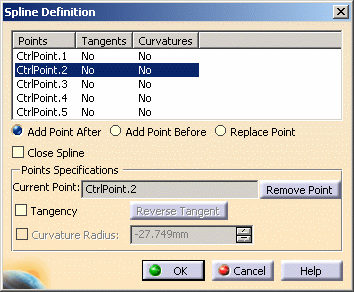 How to change tangancy influance in a Spline in CATIA v5 ? | GrabCAD ...