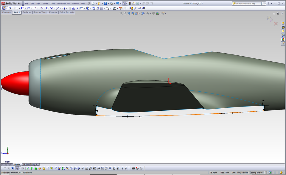 Tutorial how to connect wing with fuselage in a WWII type aircraft in ...