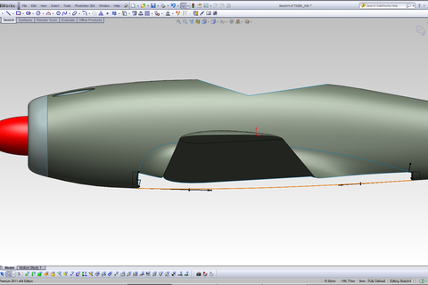 Tutorial how to connect wing with fuselage in a WWII type aircraft in ...