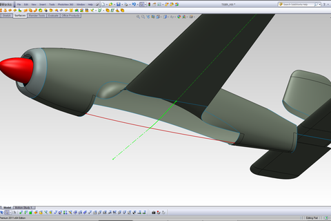 Tutorial how to connect wing with fuselage in a WWII type aircraft in ...