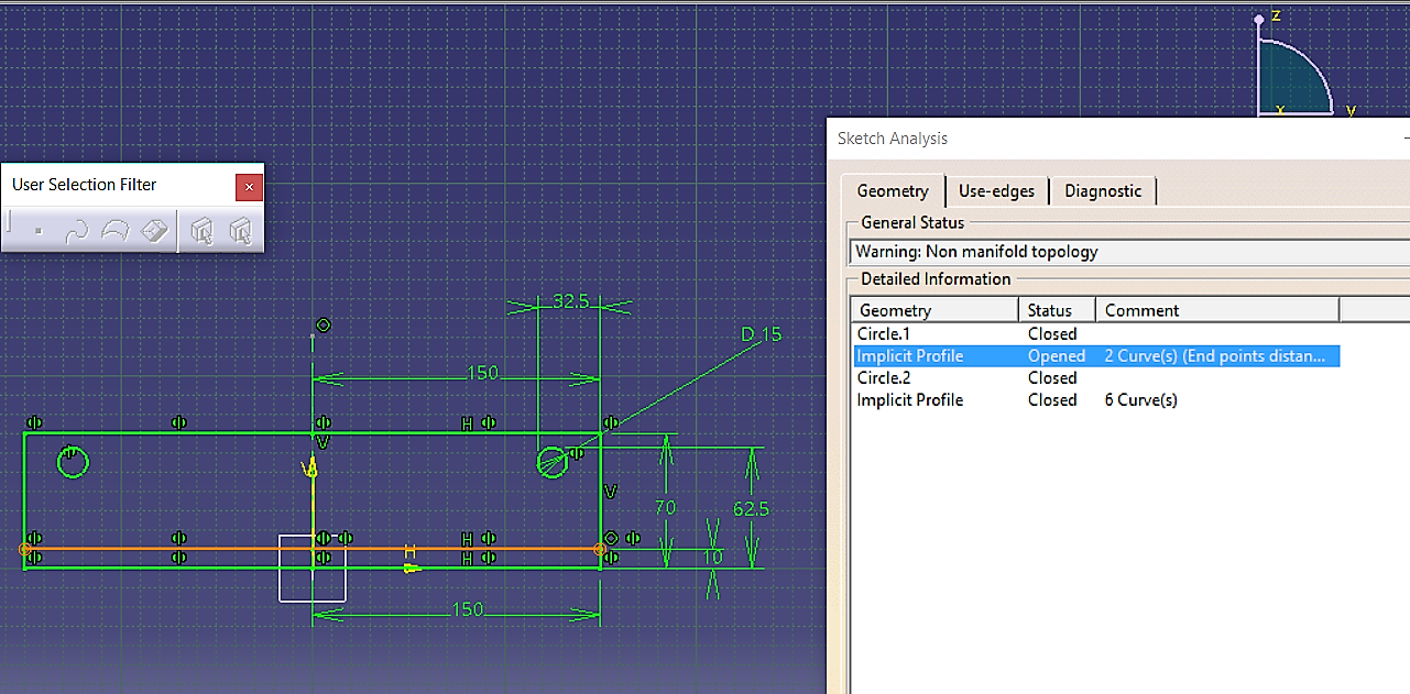 Self Intersecting Error In Shaft Command Catia Users Grabcad Groups