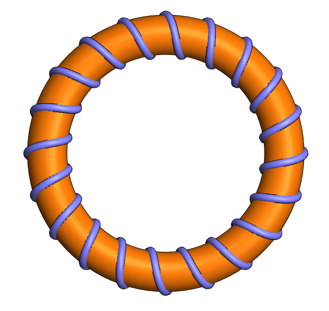 Spiral on a torus | SOLIDWORKS Design & Help | GrabCAD Groups