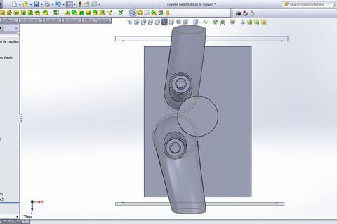 Tutorial: How to make engine part 31 - GrabCAD