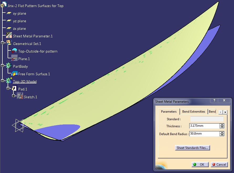 How To Unfold Iges File Parts In Catia Catia Users Grabcad Groups