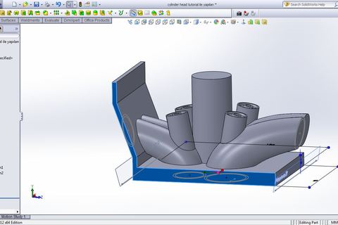 Tutorial: How to make engine part 31 - GrabCAD