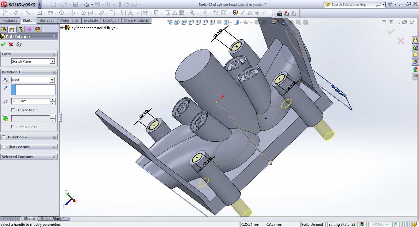 Tutorial: How to make engine part 31 | GrabCAD Tutorials