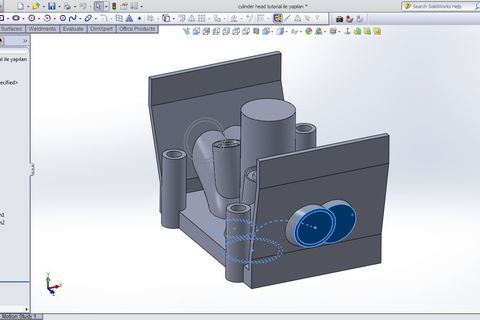Tutorial: How to make engine part 32 - GrabCAD