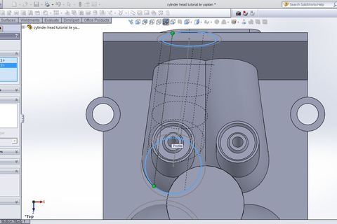 Tutorial: How to make engine part 32 - GrabCAD