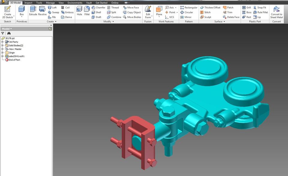 How Do I Rotate 3d Parts In An Inventor Part File Grabcad