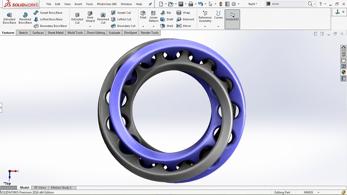 How to make 'Interlocked Mobius Strips' in Solidworks | GrabCAD India ...