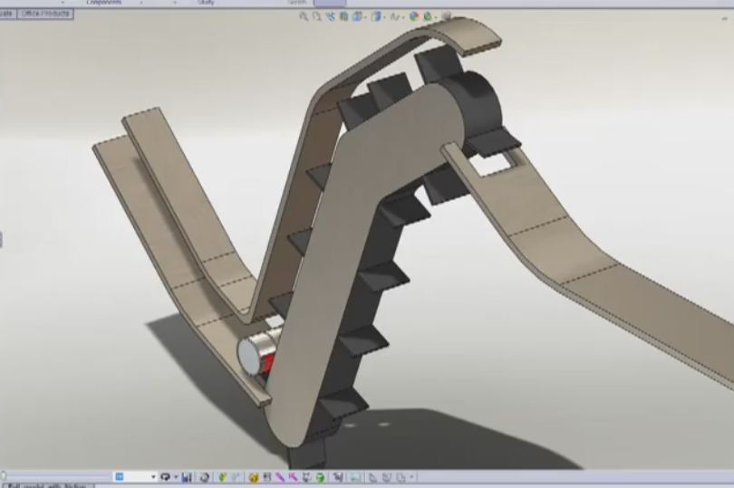 How to model and simulate conveyor belts in solidworks 2011? - GrabCAD