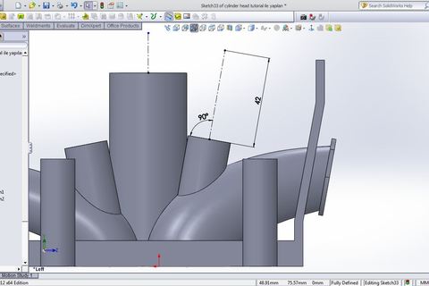 Tutorial: How to make engine part 33 - GrabCAD