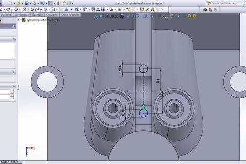 Tutorial: How to make engine part 33 - GrabCAD