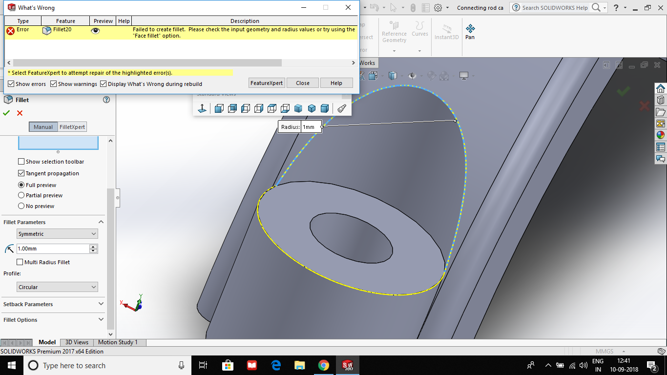 Cannot apply fillets in certain areas | SOLIDWORKS Design & Help ...