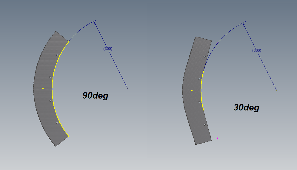How Would I Achieve This Curving A Part In Inventor Autodesk