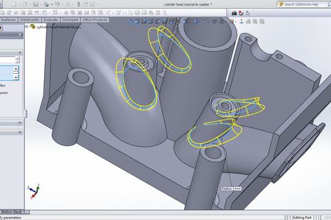 Tutorial: How to make engine part 35 - GrabCAD