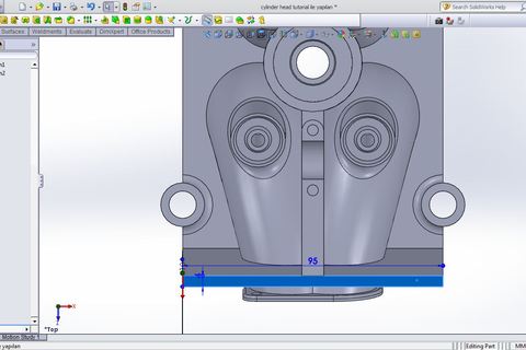 Tutorial: How to make engine part 35 - GrabCAD