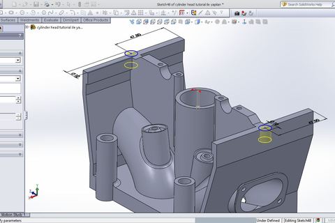 Tutorial: How to make engine part 35 - GrabCAD