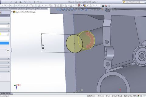 Tutorial: How to make engine part 36 - GrabCAD
