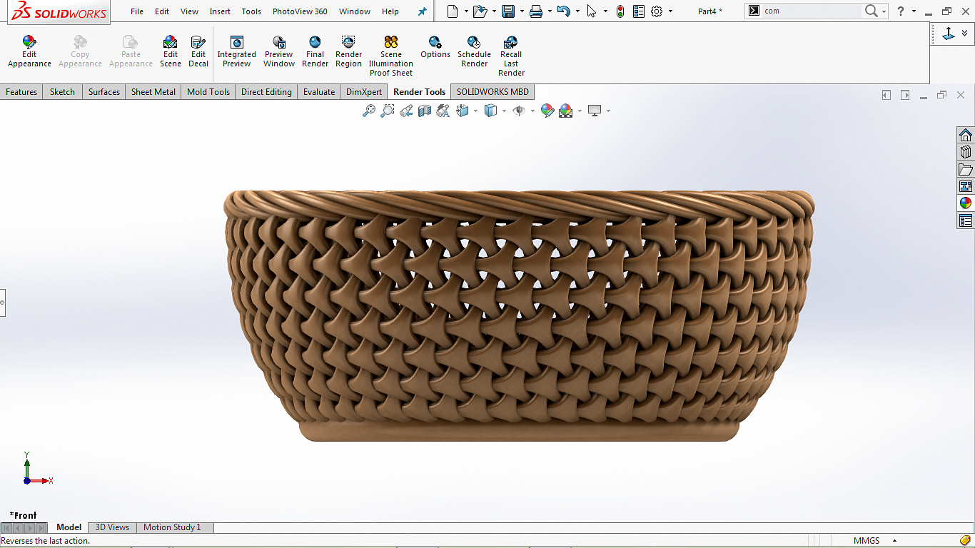 Fruit Basket Design in solidworks | SolidWorks Tutorials on Demand ...