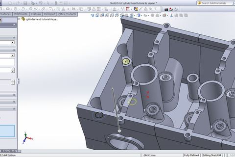 Tutorial: How to make engine part 36 - GrabCAD