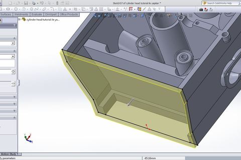Tutorial: How to make engine part 36 - GrabCAD
