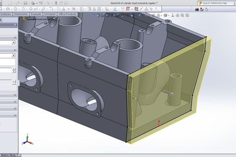 Tutorial: How to make engine part 36 - GrabCAD