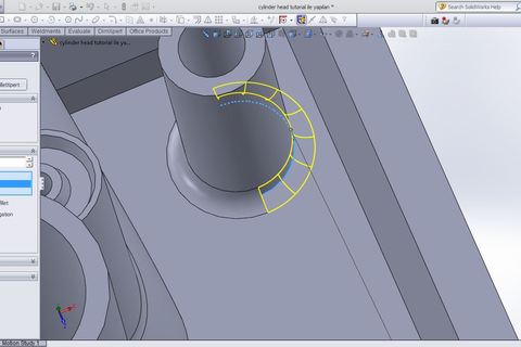 Tutorial: How to make engine part 36 - GrabCAD