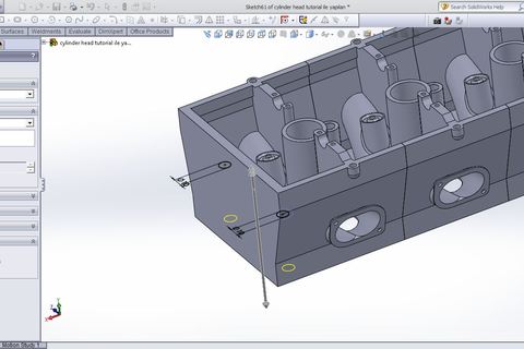 Tutorial: How to make engine part 36 - GrabCAD