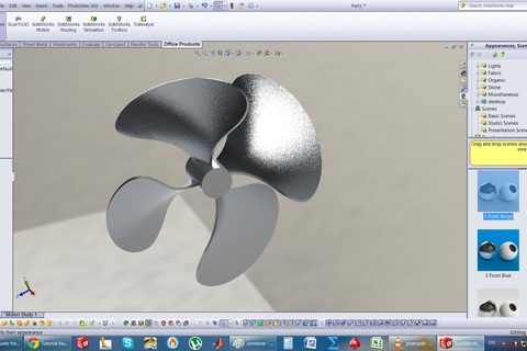 Tutorial how to create a simple fan? - GrabCAD