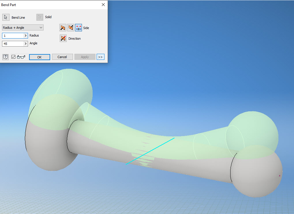 How Would I Achieve This Curving A Part In Inventor Autodesk