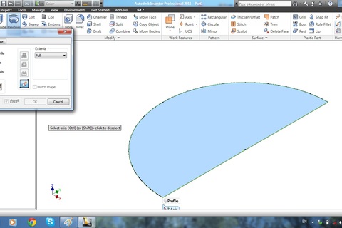 How to make a sphere in Autodesk Inventor? - GrabCAD