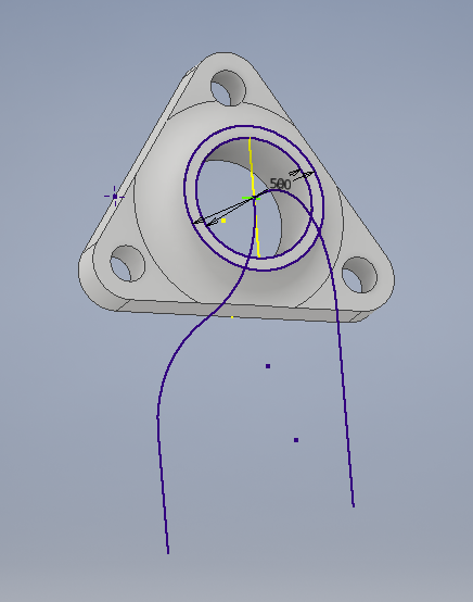 Modeling A Pipe That Bends In 2 Directions How Autodesk Inventor