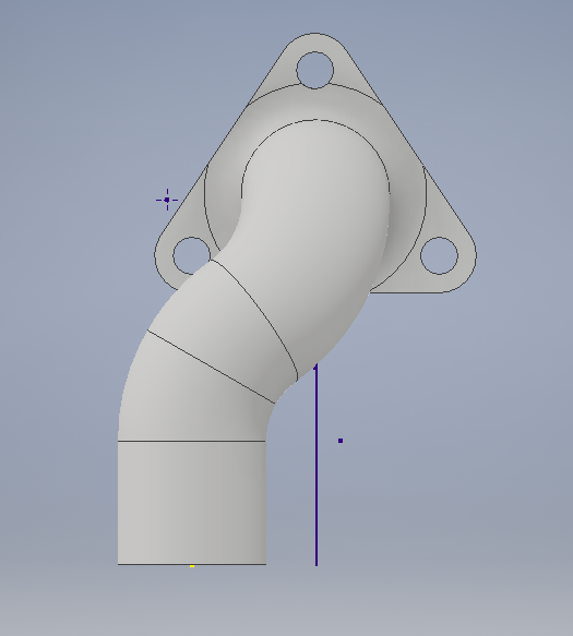 Modeling A Pipe That Bends In 2 Directions How Autodesk Inventor