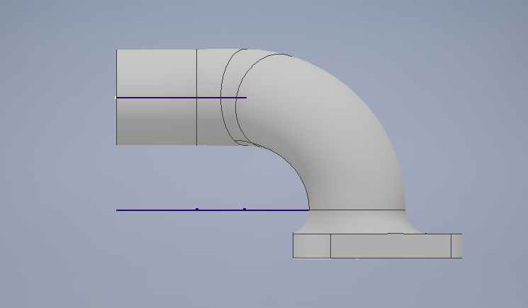 Modeling A Pipe That Bends In 2 Directions How Autodesk Inventor