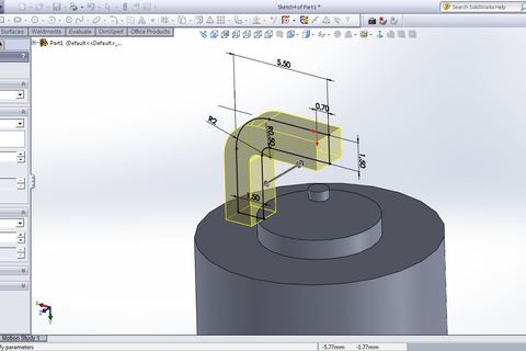 Tutorial: How to make engine part 47 - GrabCAD