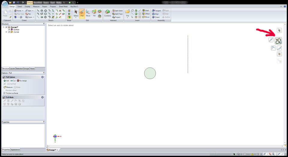 SpaceClaim basic tutorial - spring - GrabCAD