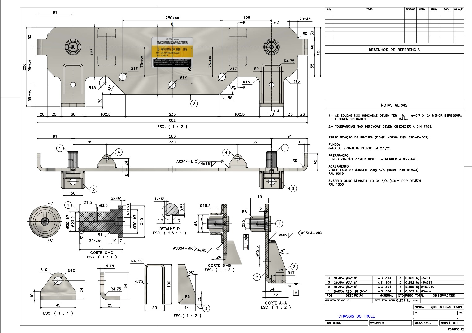 Industrial Drawing For Practice | GrabCAD India | GrabCAD Groups