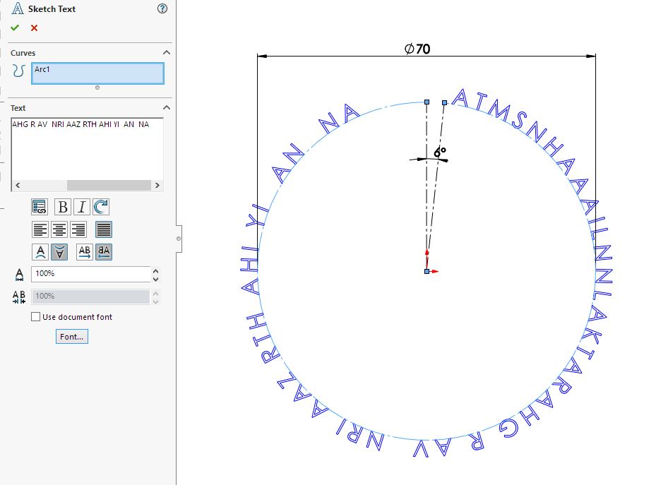 To Create Circular Text- On Request | GrabCAD Questions