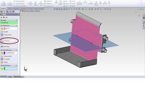 Tutorial How to create a plane at an angle to any known plane - GrabCAD