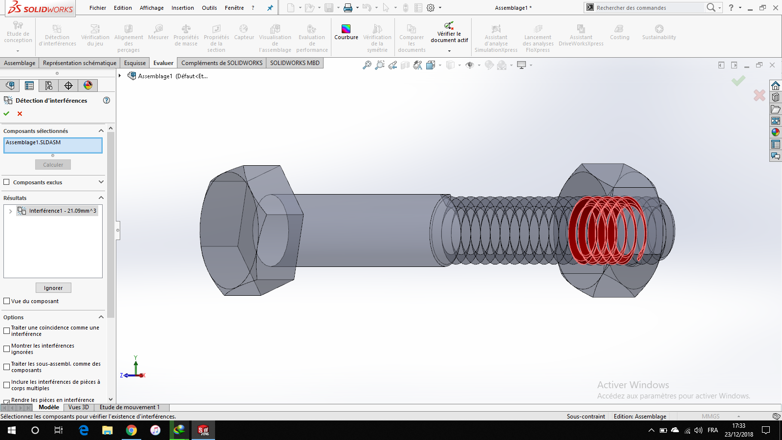 i want solution or screw and nut ready if available | SOLIDWORKS Design ...