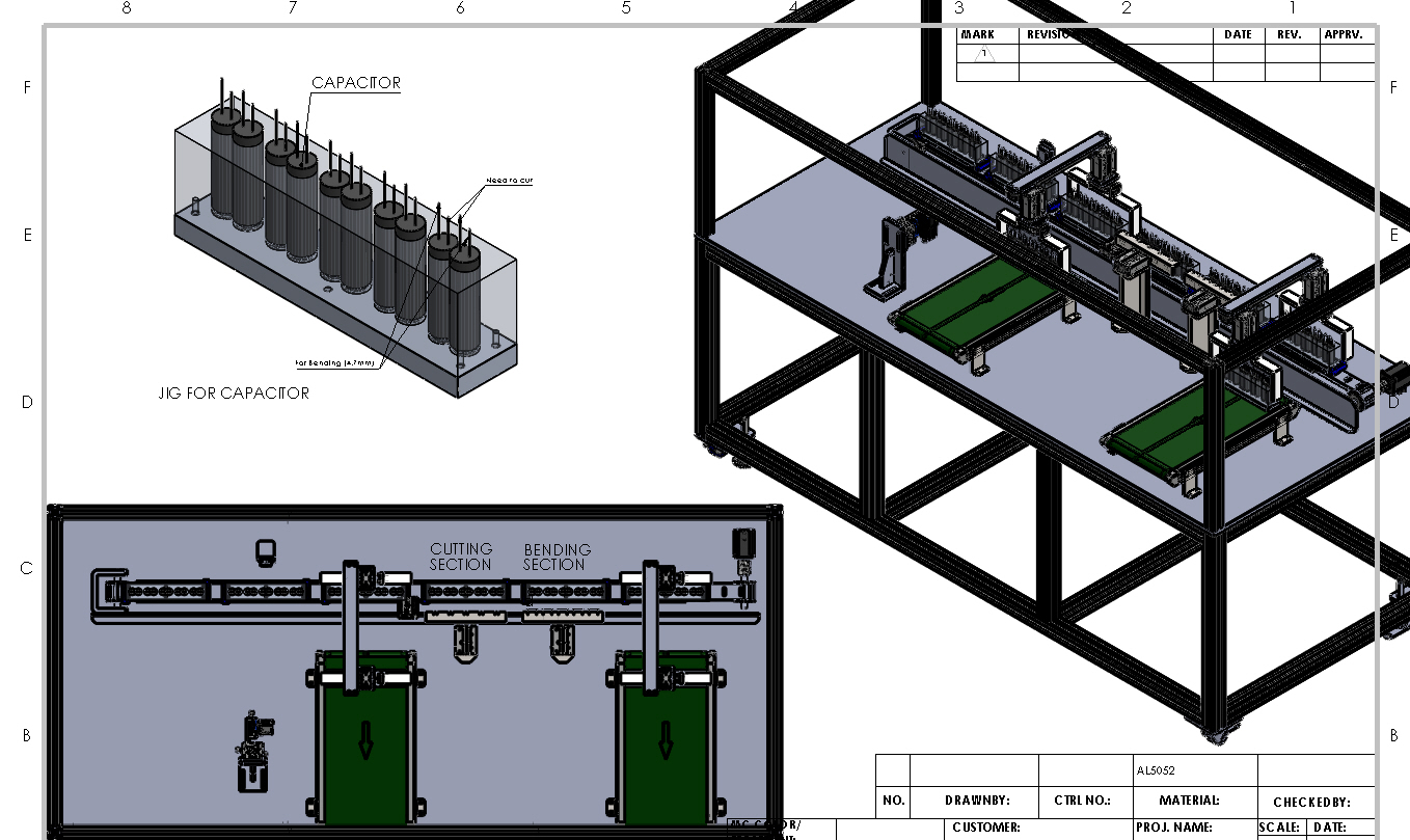 HOW TO MAKE BENDING MACHINE FOR LEG CAPACITOR | SOLIDWORKS Design ...