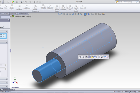 How to make an assembly fully defined in Solid works ? - GrabCAD