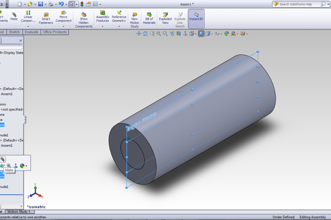 How to make an assembly fully defined in Solid works ? - GrabCAD
