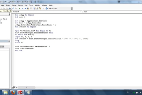 Tutorial-How to import points to solidworks from a text file ! - GrabCAD