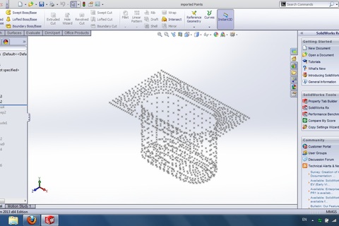 Tutorial-How to import points to solidworks from a text file ! - GrabCAD