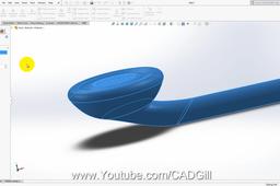SolidWorks Surfacing Video Tutorial Part - 2 Earphone Modeling ...