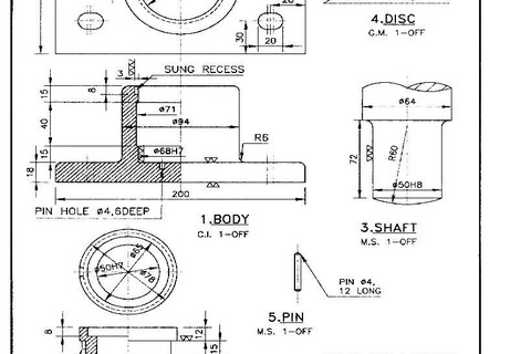 how to make foot step bearing in catiya? - GrabCAD