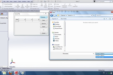 Tutorial-How to import points to solidworks from a text file ! - GrabCAD