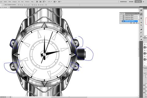 Rendering Realistic Chrome Photoshop tutorial - GrabCAD